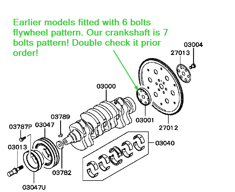 4G63 & 4G64 LPG forklift parts for Mitsubishi Clark Samsung & Caterpillar